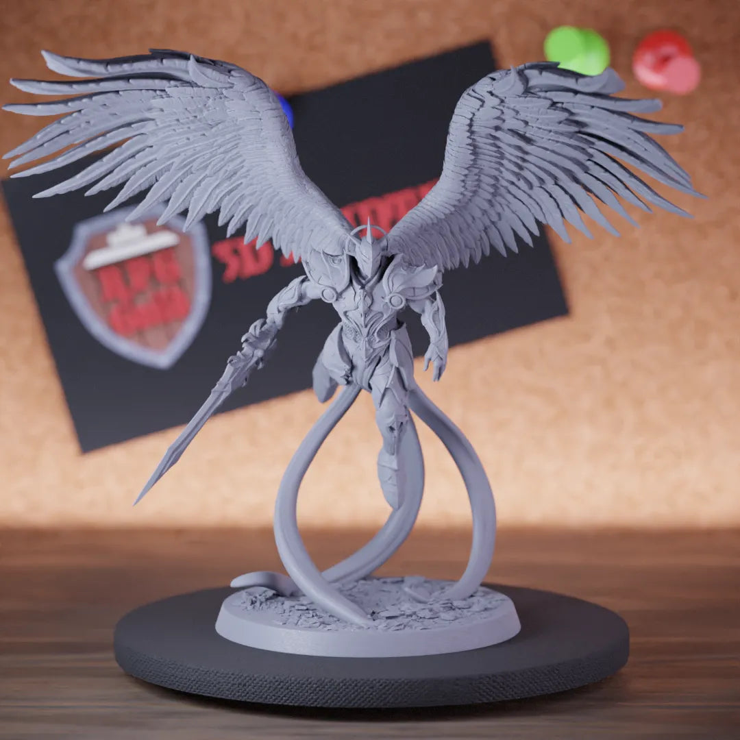 Celestial 5e | DnD Celestial Solar Archangel Sword Miniature | RPG Guild