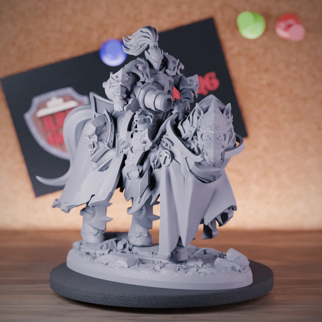Death Knight 5e | DnD Mounted Cavalier Armored Miniature – RPG Guild