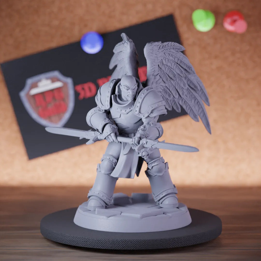 Celestial 5e | DnD Winged Knight Celestial Angel Miniature | RPG Guild