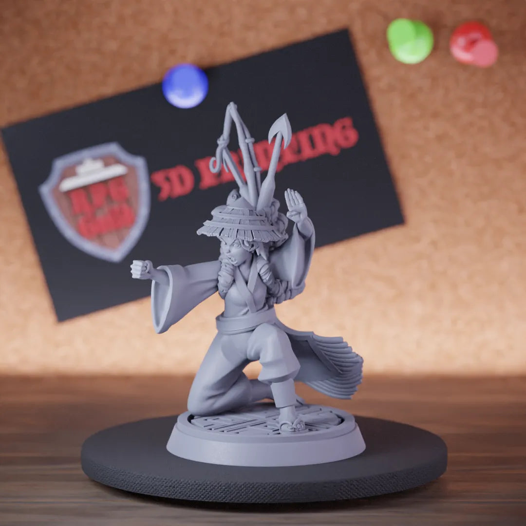 Human Monk Kung Fu Master Dnd Miniature | RPG Guild