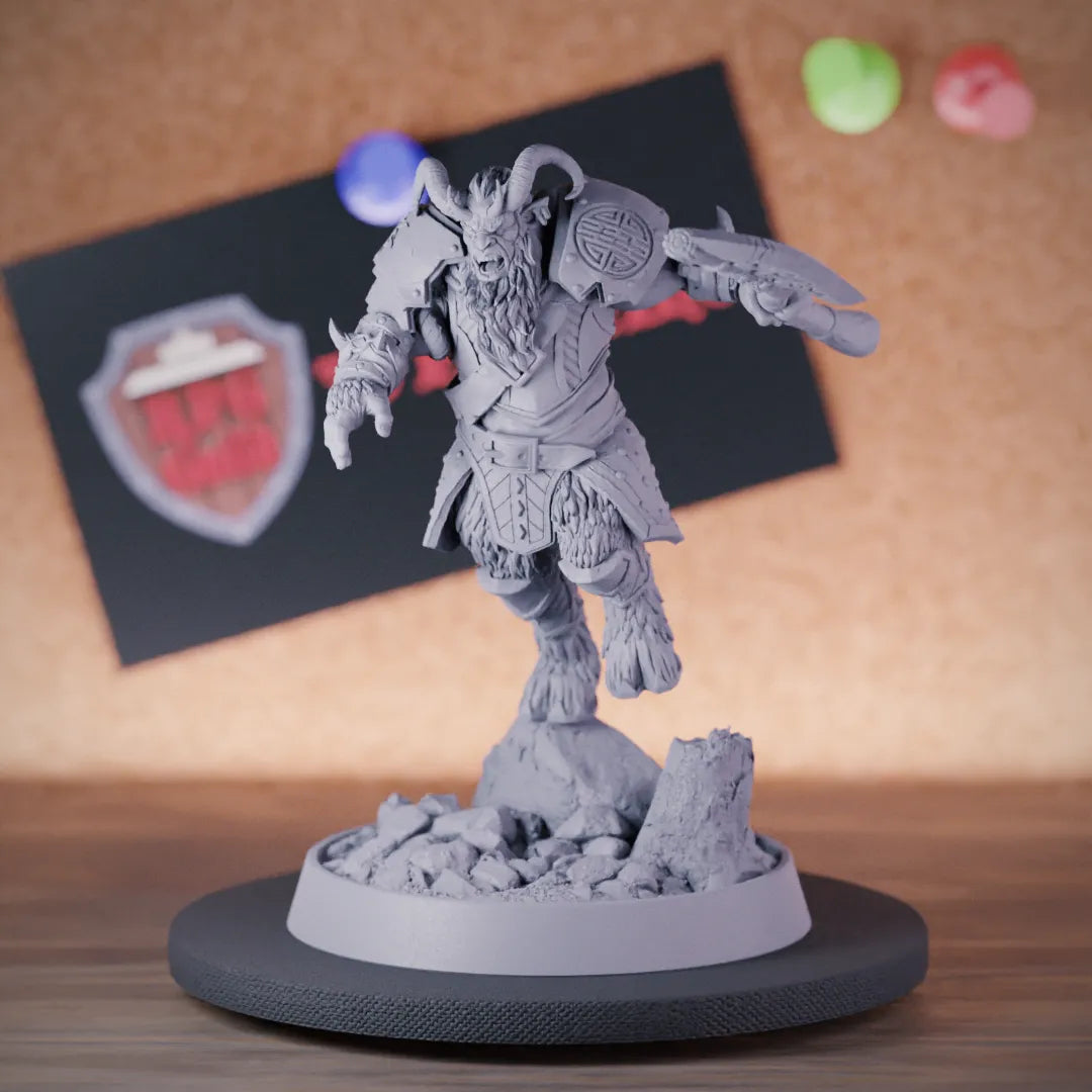 Fey 5e | DnD Fey Satyr Fighter Miniature | RPG Guild