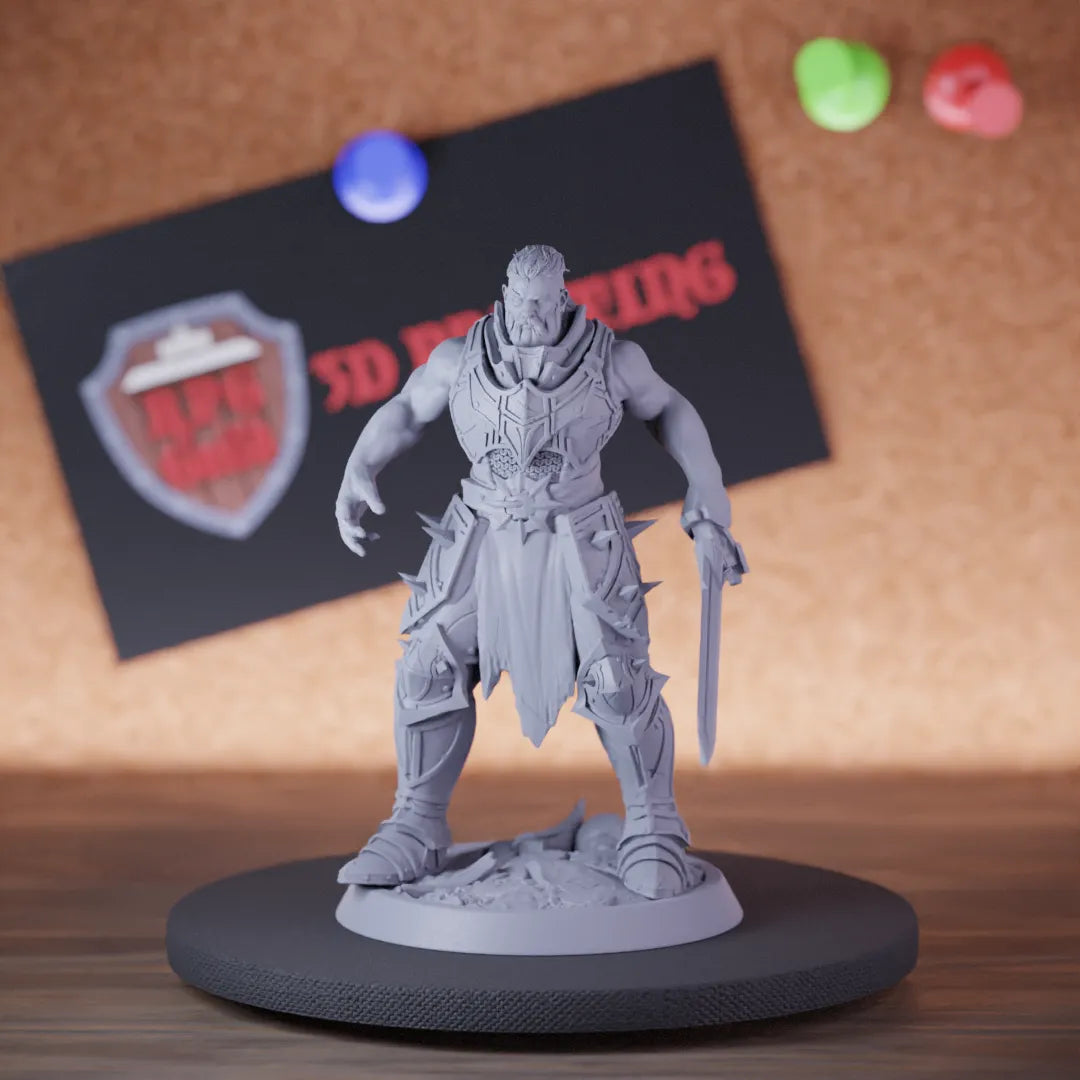 Barbarian 5e | DnD Barbarian Fighter Commander Miniature | RPG Guild