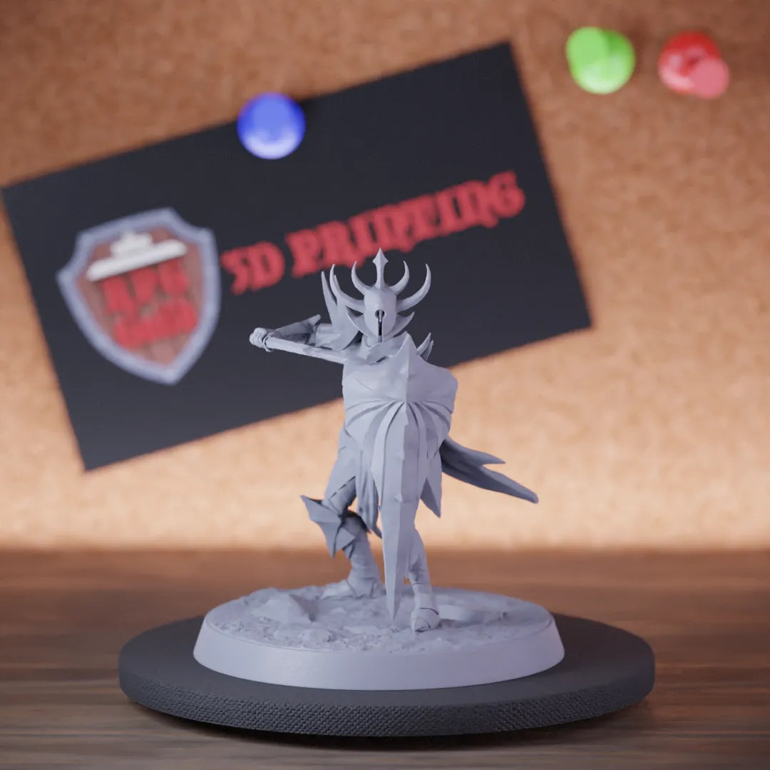 Drow Lesser Infantry Shield Sword Dnd Miniature | RPG Guild